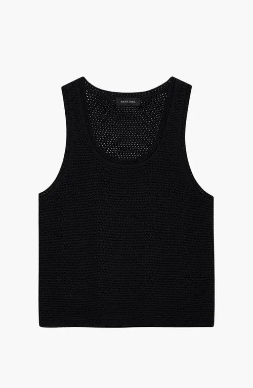 ANINE BING Arie Tank - Black