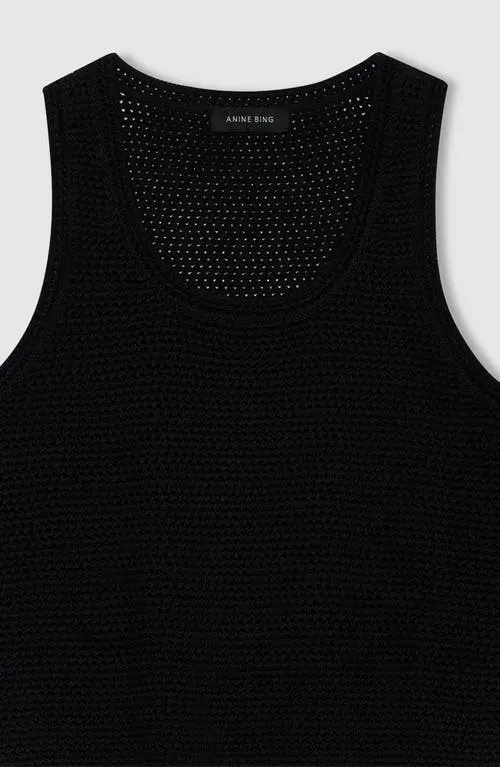 ANINE BING Arie Tank - Black