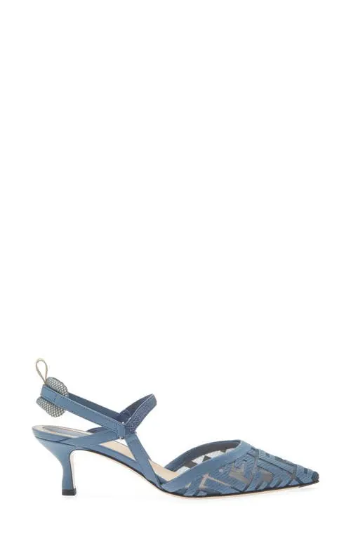 Fendi Colibrì Lite Kitten Heel Slingback Pump