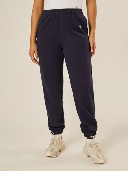 BE ATHLETICA Varsity Cuffed Joggers - Midnight