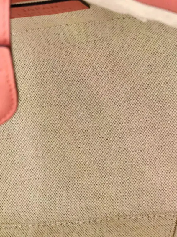Gucci Gg Ribbon Leather Small Tote Bag - Pink