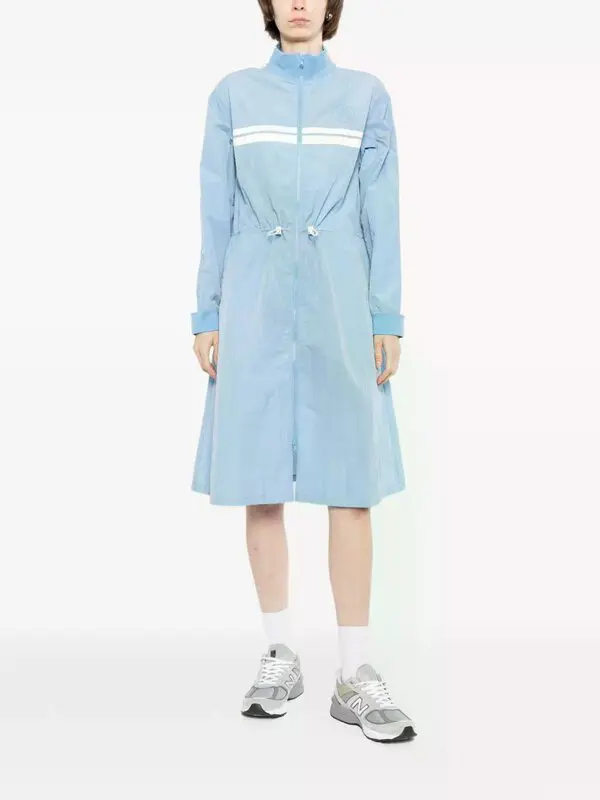 AGNES B. Ribstop Zip-up Dress