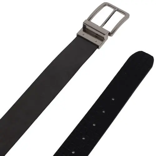 ELEMENT Textured Pu Reversible Belt With Polished Buckle