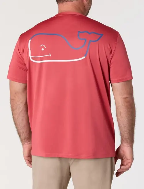 Vineyard Vines Big & Tall Burgee Whale T-shirt - Mariner