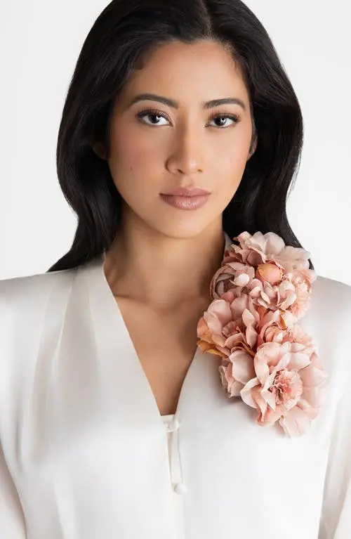 HELENA SIMON Cascade Floral Brooch