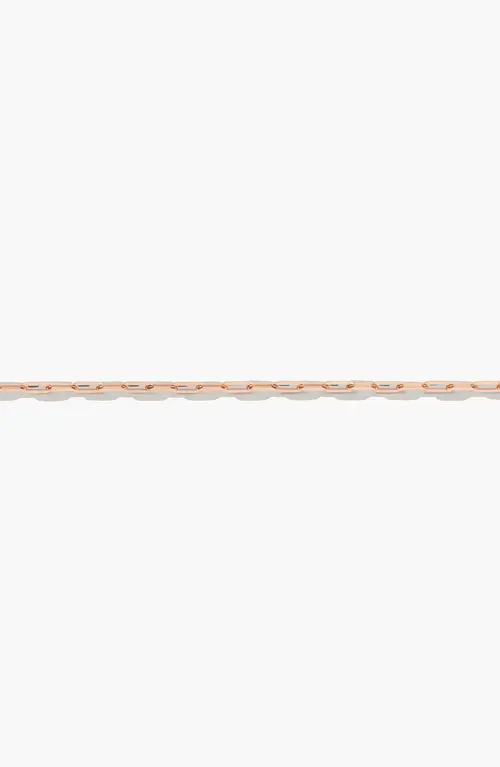 AURATE Paperclip Chain Bracelet