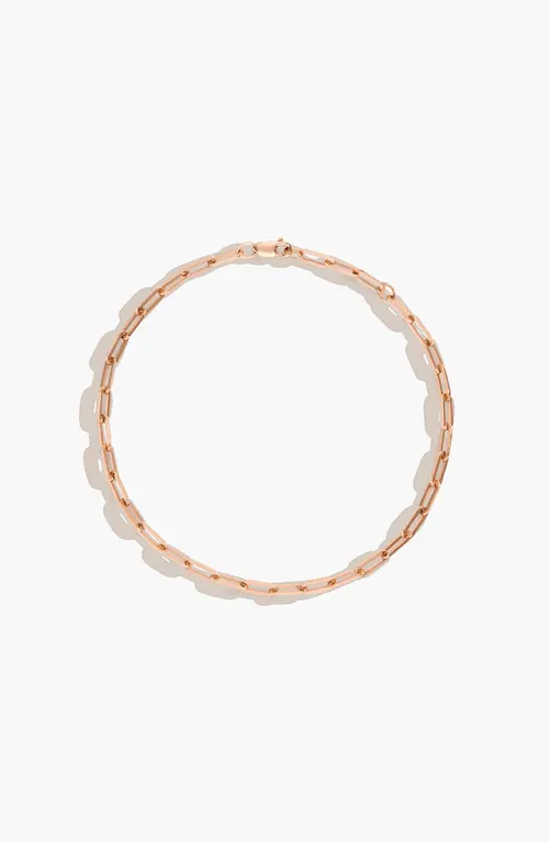 AURATE Paperclip Chain Bracelet