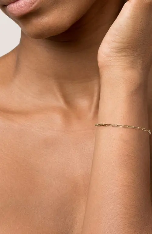 AURATE Paperclip Chain Bracelet