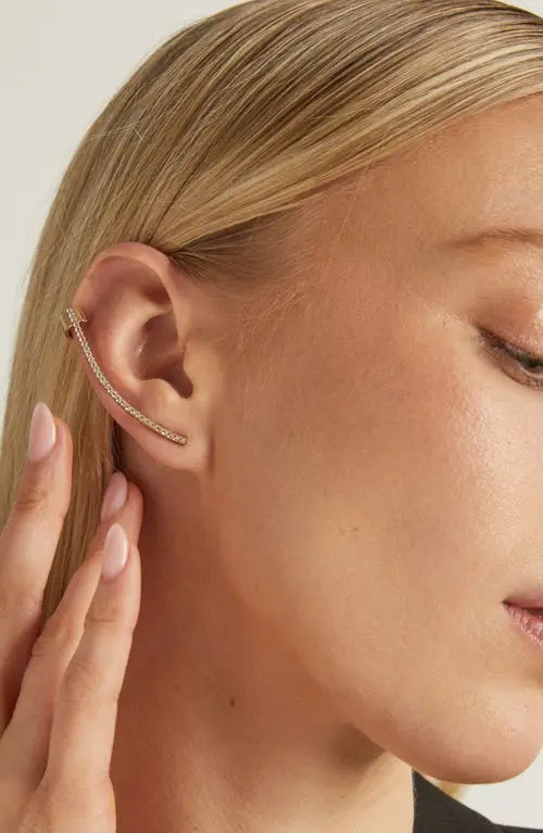 AURATE Archival Path Ear Climber Cuff