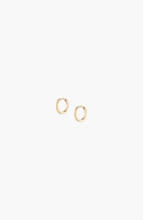AURATE Hinged Huggie Earrings