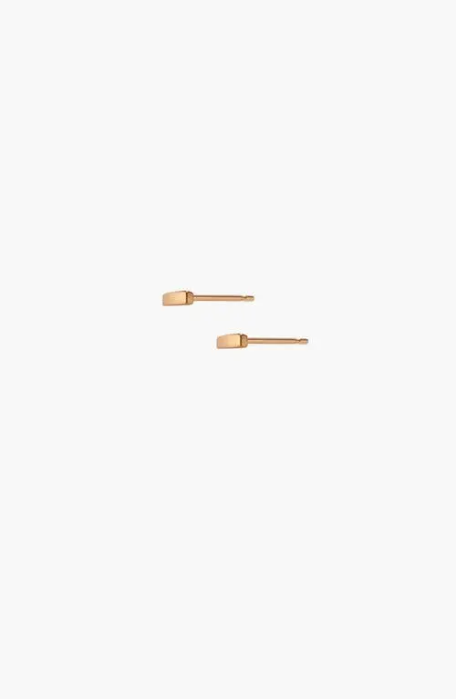 AURATE Mini Gold Bar Earring