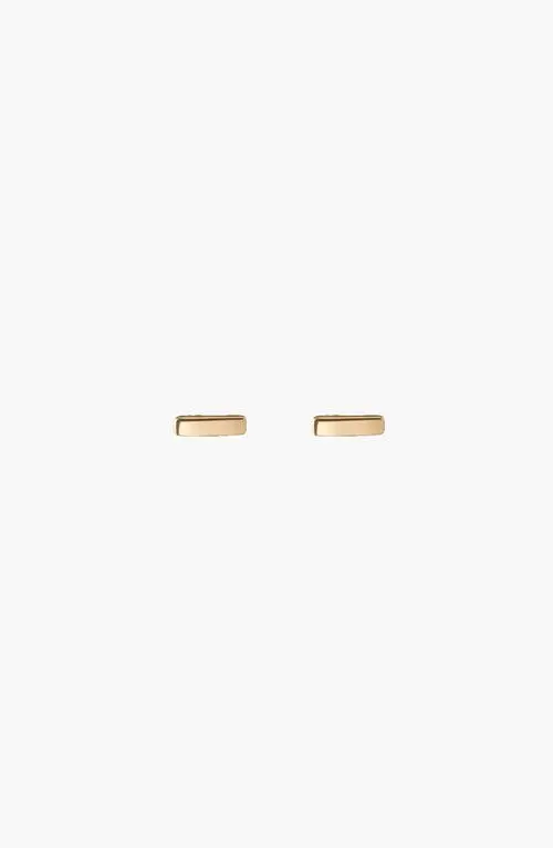 AURATE Mini Gold Bar Earring