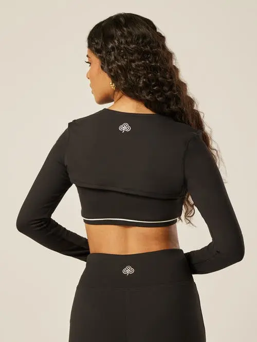 BE ATHLETICA Core Everyday Long Sleeve Bolero Top