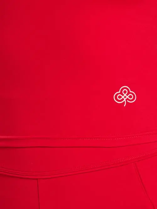 BE ATHLETICA 180 Classic Crew Neck Vest - Cherry