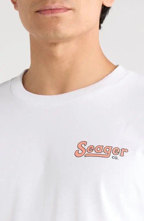SEAGER CO Drifting The West Cotton Graphic T-shirt