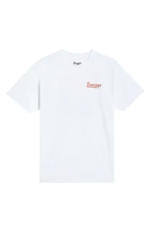 SEAGER CO Drifting The West Cotton Graphic T-shirt