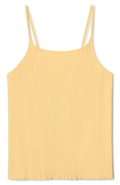 Tommy John Pointelle Rib Sleep Camisole - Yellow