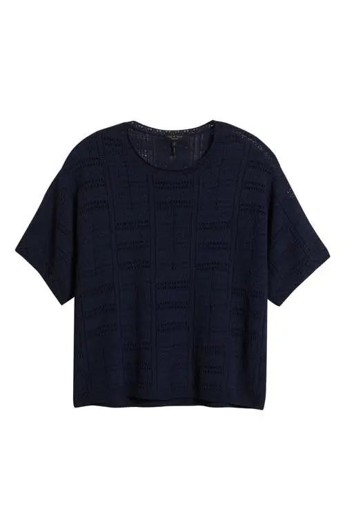 Rag & Bone Morgan Pointelle Stitch Sweater
