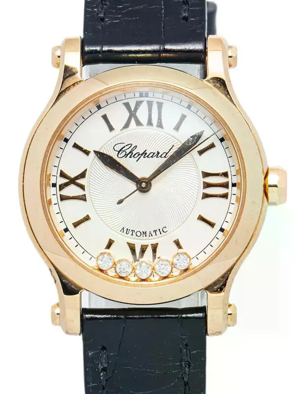 Chopard Happy Sport 30mm Watch With Mother-of-pearl Dial And Floating Diamonds - Neutrals