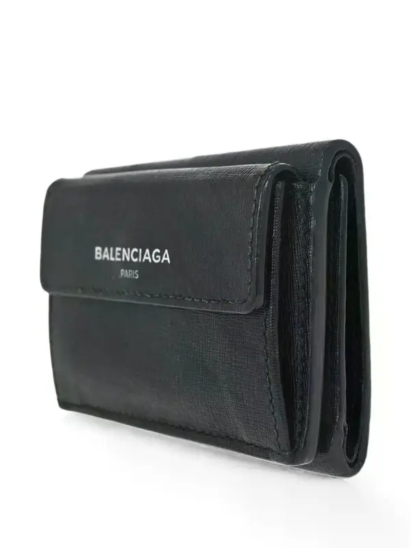 Balenciaga 2016 Logo-print Trifold Wallet