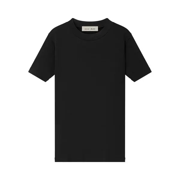 Fear Of God Rib Fitted Short Sleeve Tee 'vintage - Black