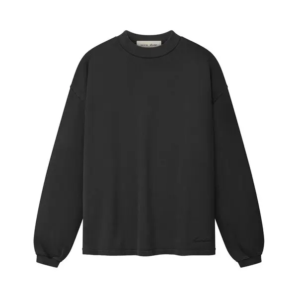 Fear Of God Signature Classic Long Sleeve Tee - Black