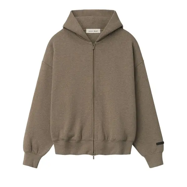 Fear Of God Zip-up Hoodie - Grey