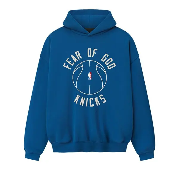 Fear Of God Knicks X Barkley Hendricks 90s Hoodie - Blue