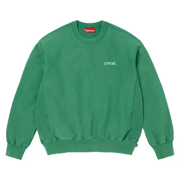 Supreme Washed Crewneck - Green