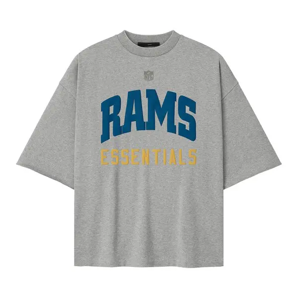 Fear Of God Rams 3/4 Sleeve Tee - Grey