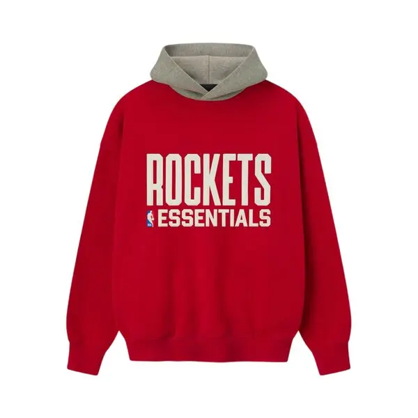 Fear Of God Rockets Sport Hoodie - Red