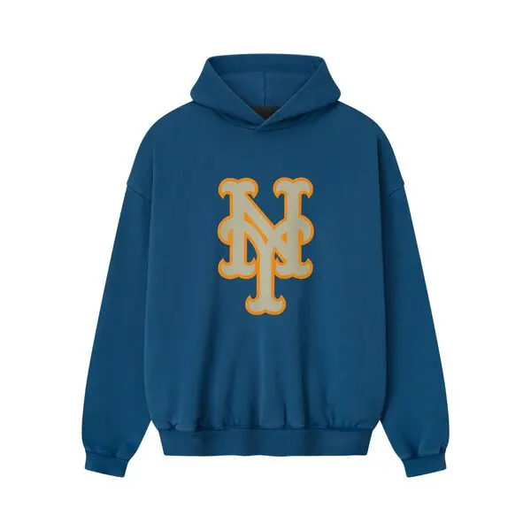 Fear Of God Mets Sport Hoodie - Blue