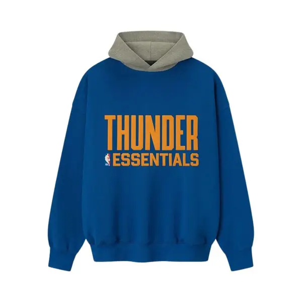 Fear Of God Thunder Sport Hoodie - Blue