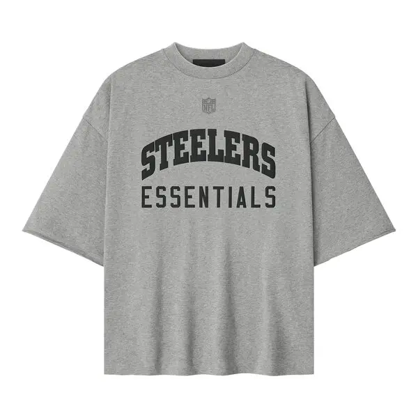 Fear Of God Steelers 90s 3/4 Sleeve T-shirt - Grey