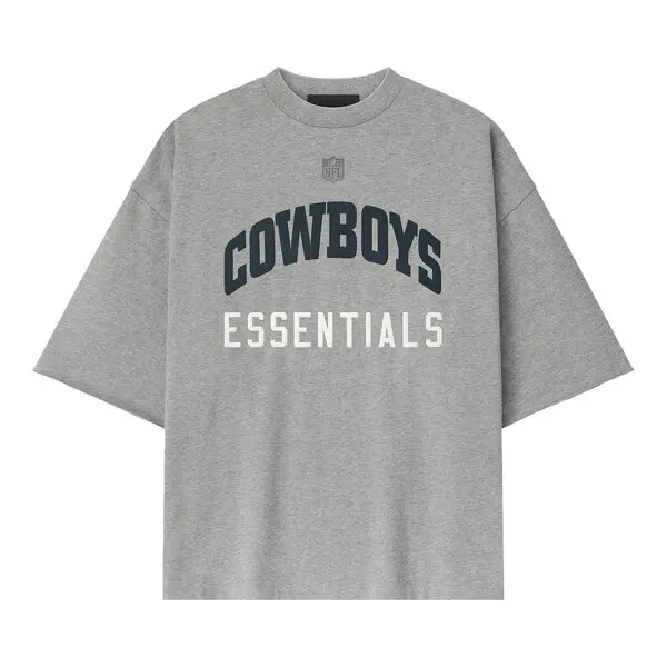 Fear Of God 90s 3/4 Sleeve Cowboy Graphic Tee - Grey