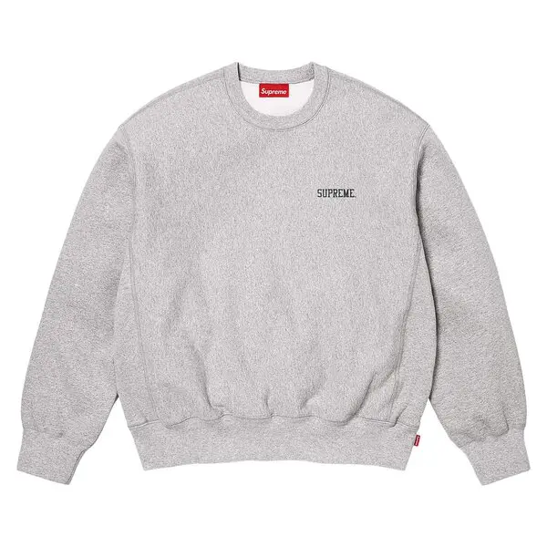 Supreme Washed Crewneck - Grey