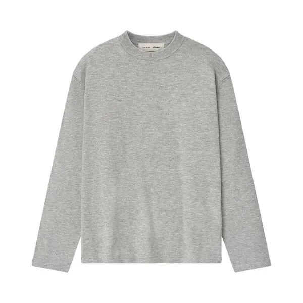 Fear Of God Classic Knit Long Sleeve Tee - Grey