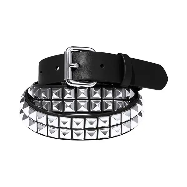 Supreme Studded Leather Belt - Black