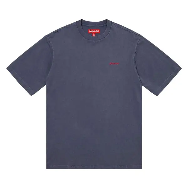 Supreme Washed Short-sleeve T-shirt - Blue