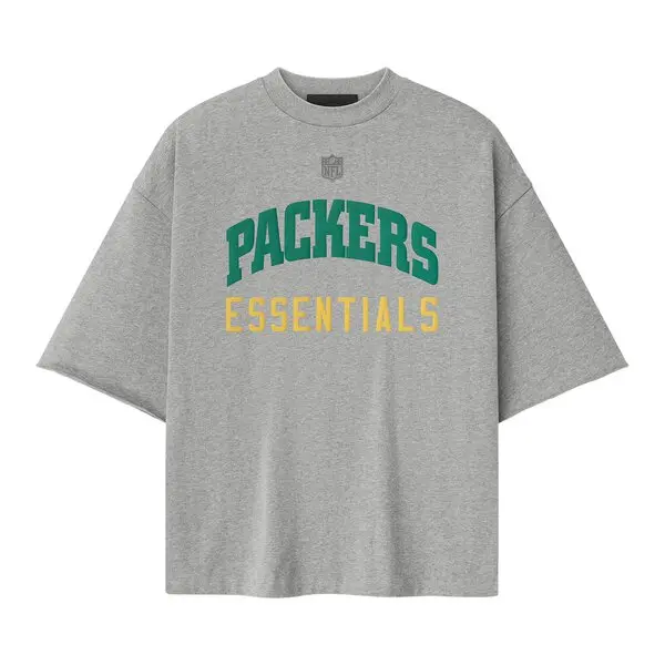 Fear Of God 3/4 Sleeve T-shirt - Grey
