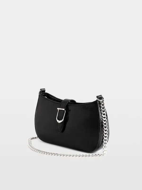 Zadig&Voltaire Janis Patent Leather Shoulder Bag