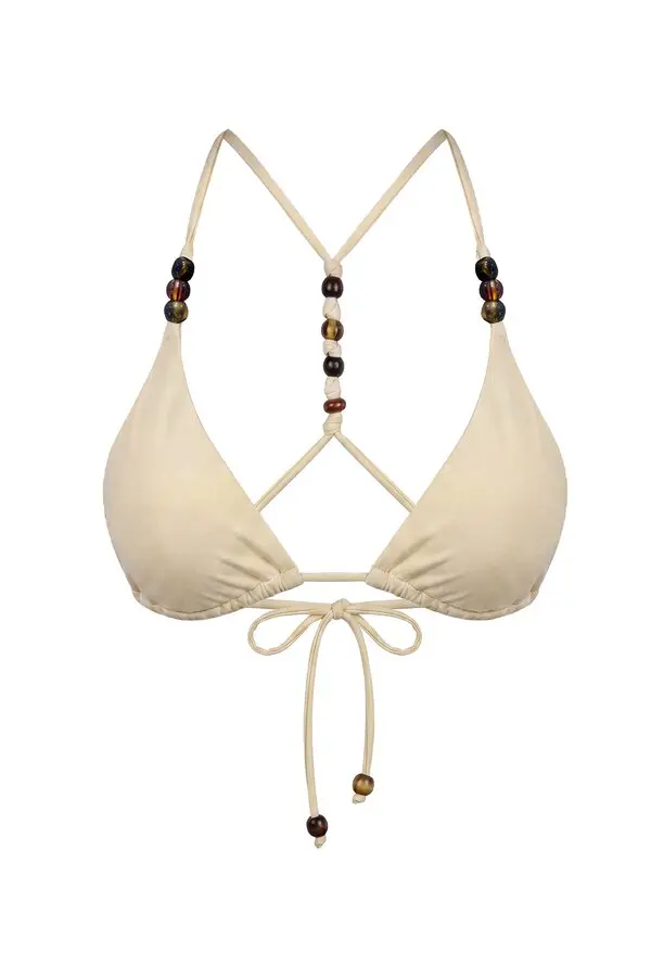 NICHOLAS Rita Racerback Bikini Top - Lemon