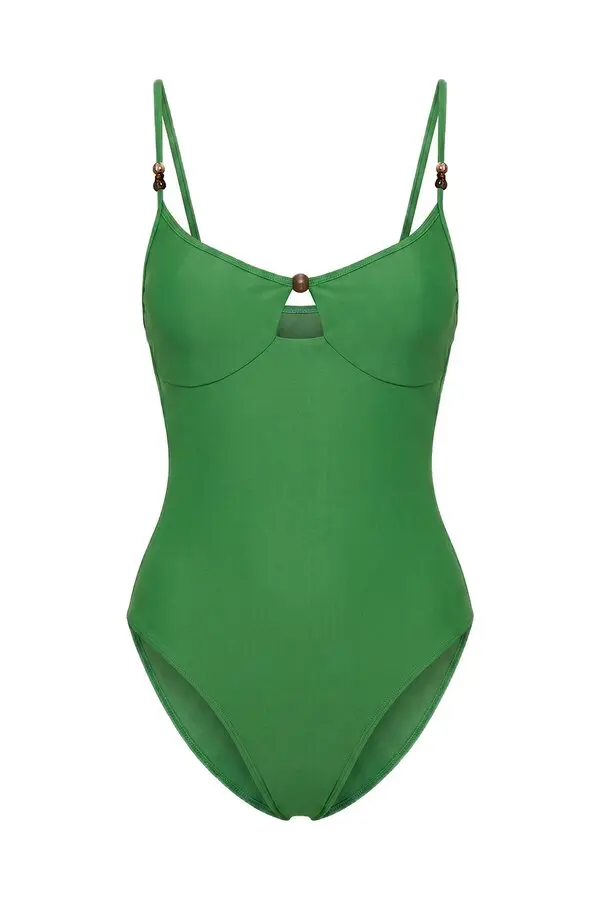 NICHOLAS Daniela One-piece Swimsuit - Leaf