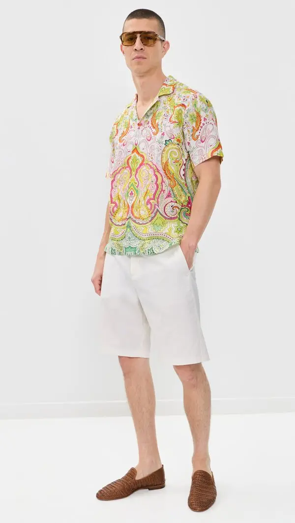 Orlebar Brown Maitan Linen Fairground Shirt