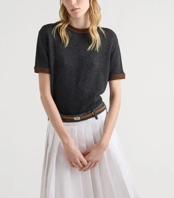 Prada Cashmere Crew Neck Sweater