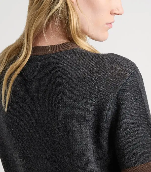 Prada Cashmere Crew Neck Sweater