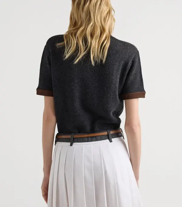 Prada Cashmere Crew Neck Sweater