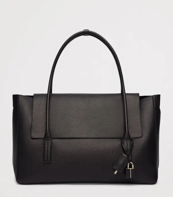 TOM FORD Leather Eclipse Shoulder Bag - Black