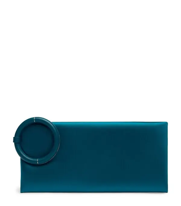 TOM FORD Satin Ring Clutch - Metallic