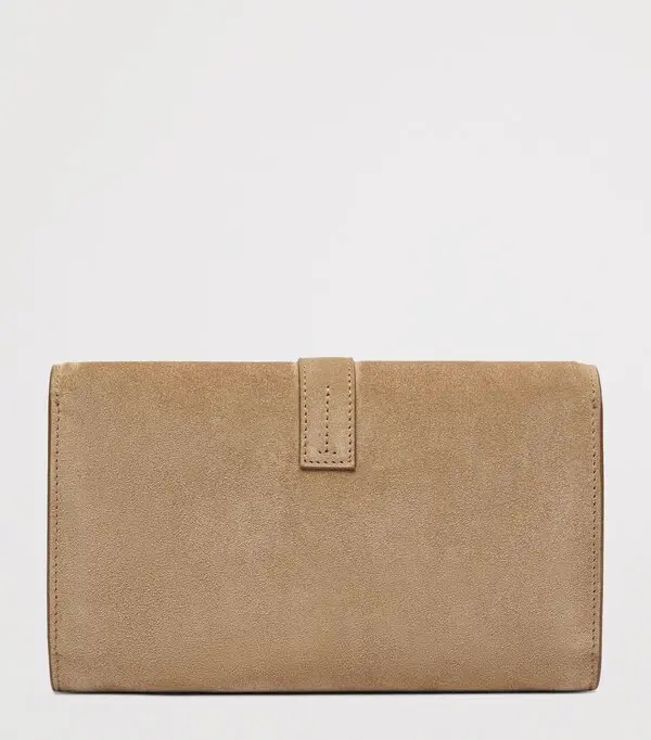 TOM FORD Suede Wallet With Strap